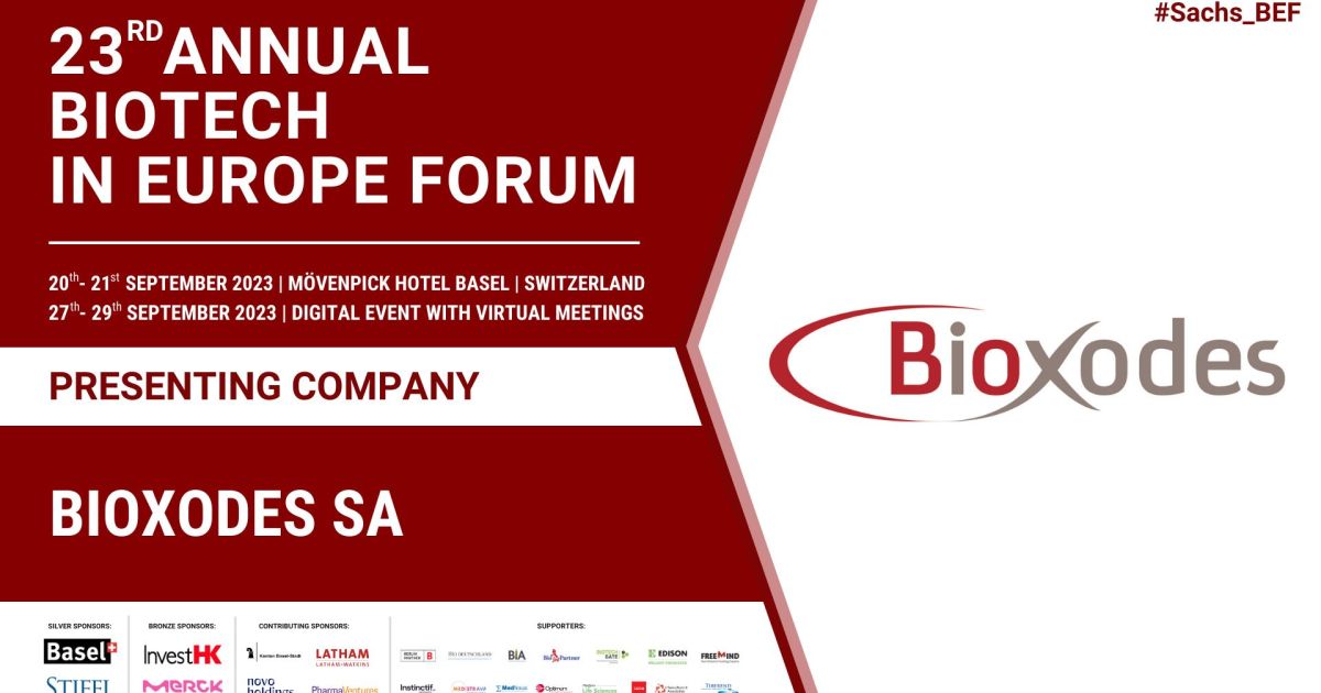 Annual Biotech in Europe Forum | Bioxodes